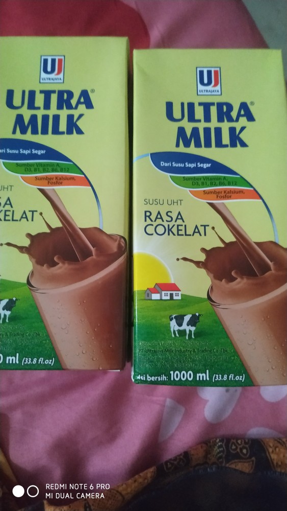 Susu ultra rasa coklat/ ultra milk chocolate 1000 ml 1 PCS | Shopee ...