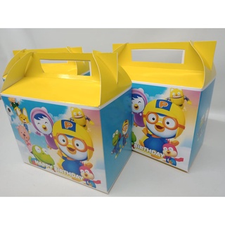 Jual snack box pororo / wadah snack pororo / snack box custom pororo ...