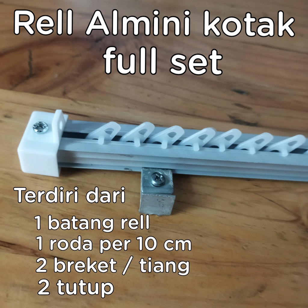 Jual (GARANSI PATAH = RETUR) BESI VITRASE FULLSET REL PANJANG 2 METER ...