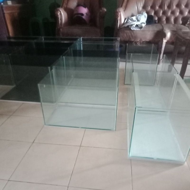 Jual Aquarium aquascape/ Aquarium ikan gabus chana ukuran 50 x 30 x 30 ...