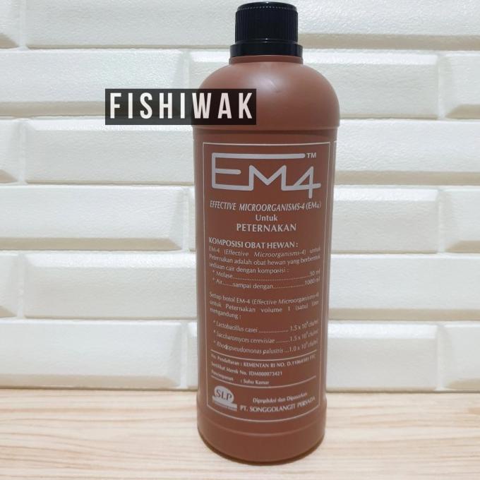 Jual EM4 Ternak / EM 4 Peternakan / EM4 coklat 1 Liter Botol ...