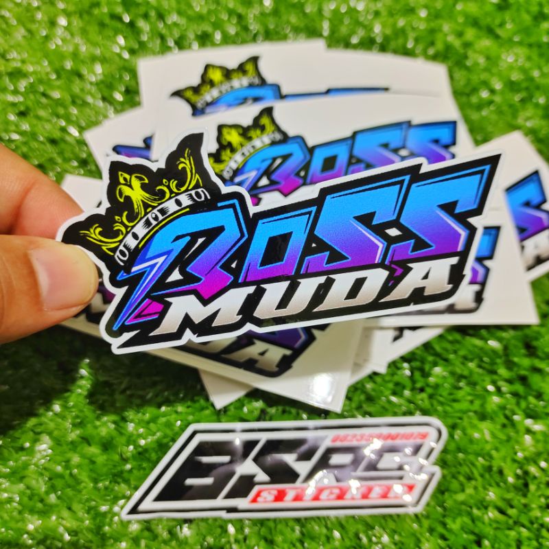 Jual sticker bos muda viral | Shopee Indonesia