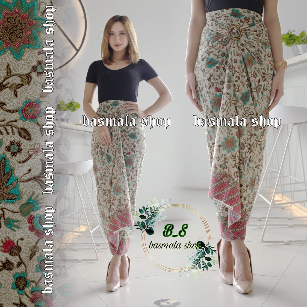 Jual Rok Lilit Bawahan Kebaya tanjung Hijau/ROK LILIT BATIK / ROK LILIT ...