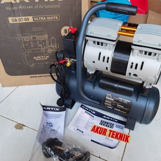 Jual kompressor angin listrik oilless 3/4 HP 9 liter ARTIX OA 0709 ...