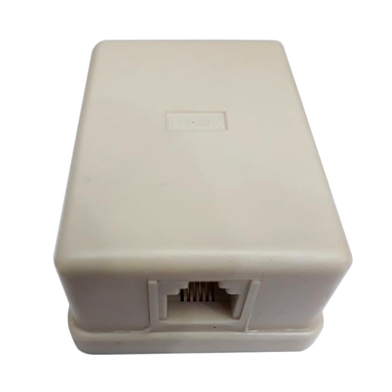 Jual Roset Telepon (Telephone Rosette Box) 4 Pin RJ11 (RJ 11 / RJ-11 ...