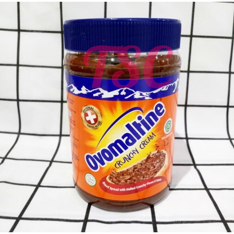 Jual Ovomaltine Crunchy Cream 380gr Selai Oles Coklat Ovo Maltine Crunchy Cokelat | Shopee Indonesia