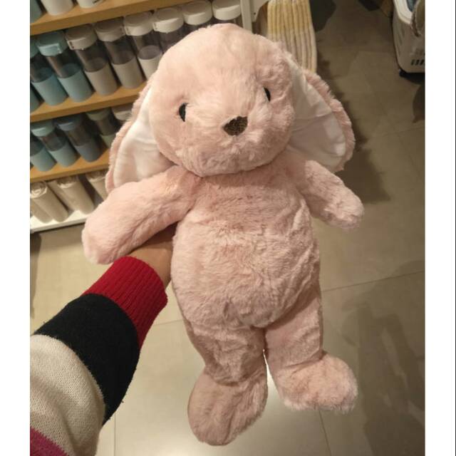 Jual MINISO PINK BUNNY PLUSH TOY. Boneka kelinci miniso murah ready ...