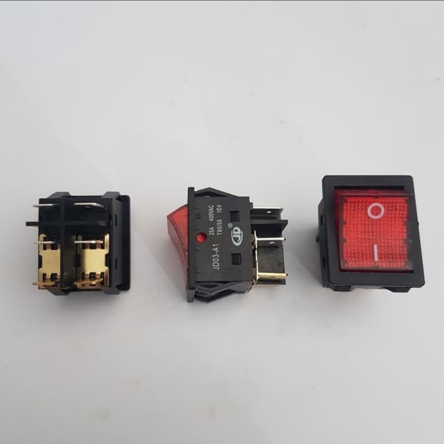 Jual Rhino Saklar Mesin las 6 kaki trafo las switch on off 25A | Shopee ...