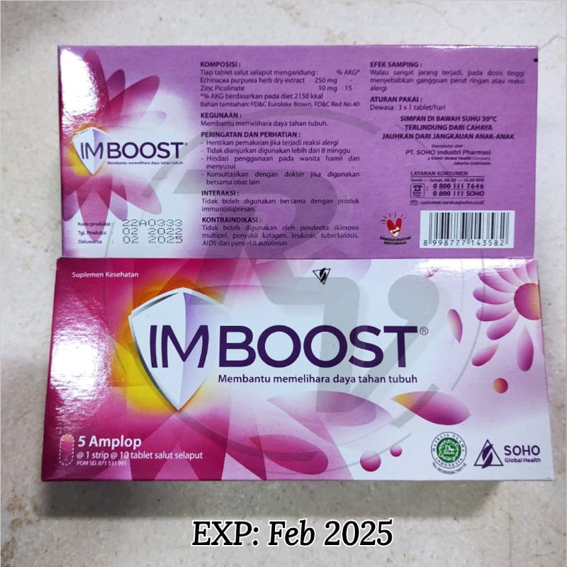 Jual Imboost 1 box isi 50 Tablet untuk Daya Tahan Tubuh | Shopee Indonesia