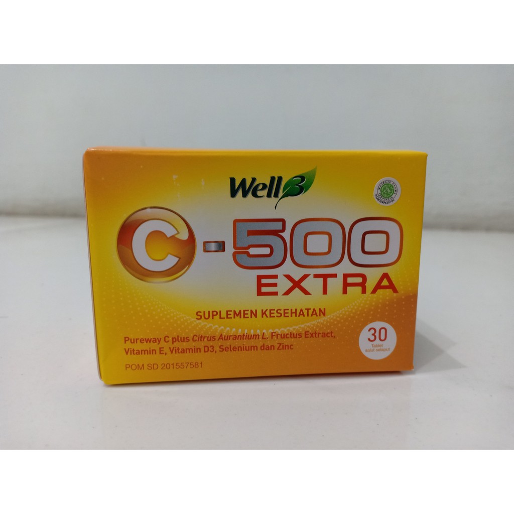 Jual CNI Well 3 C-500 Extra (Strip Box - 30 tablet) | Shopee Indonesia