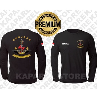 Jual Kaos Denjaka/Baju Denjaka/Atasan Pria Denjaka Lengan Panjang Logo ...