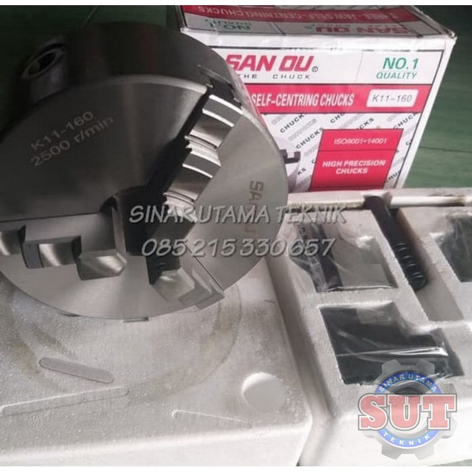 Jual K11-80 Chuck Bubut 3" 3 Jaw | Claw Bubut 3 Jaw Catok Bubut 3 Inch ...