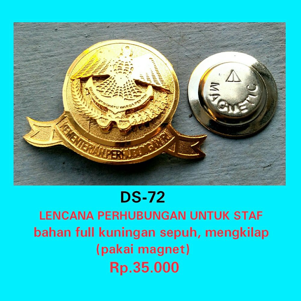 Jual ds-72 lencana perhubungan staff Murah | Shopee Indonesia