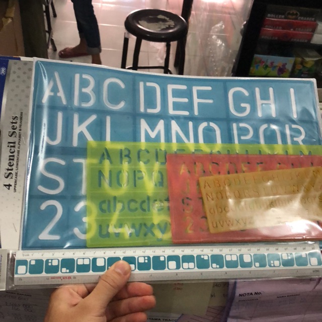 Jual Mal huruf set isi 4 besar basic | Shopee Indonesia