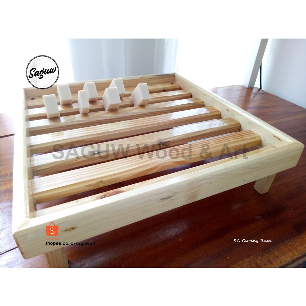 Jual RAK SABUN 1 SUSUN ( CURING RACKS 1 STACKED / SINGLE ) | Shopee ...