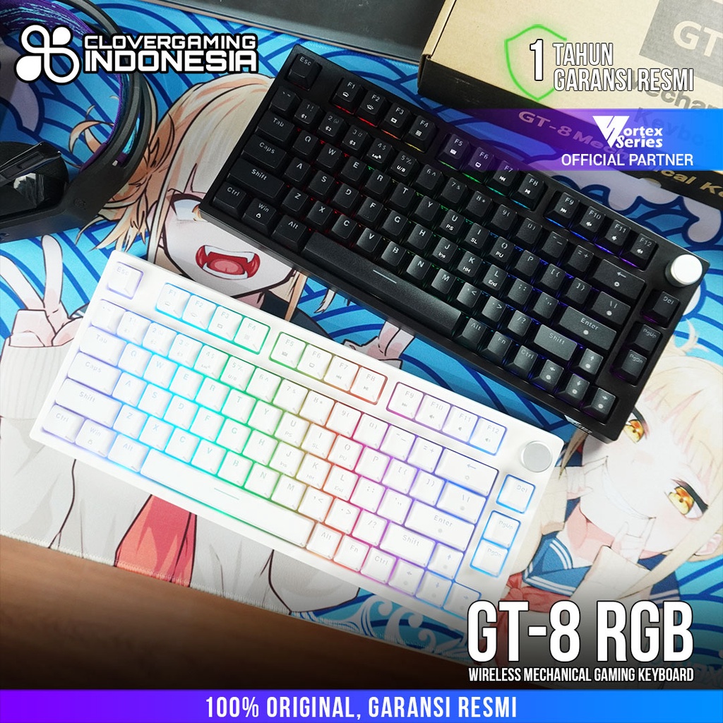 Jual VortexSeries GT-8 Wireless Mechanical Keyboard Gaming Hotswappable ...