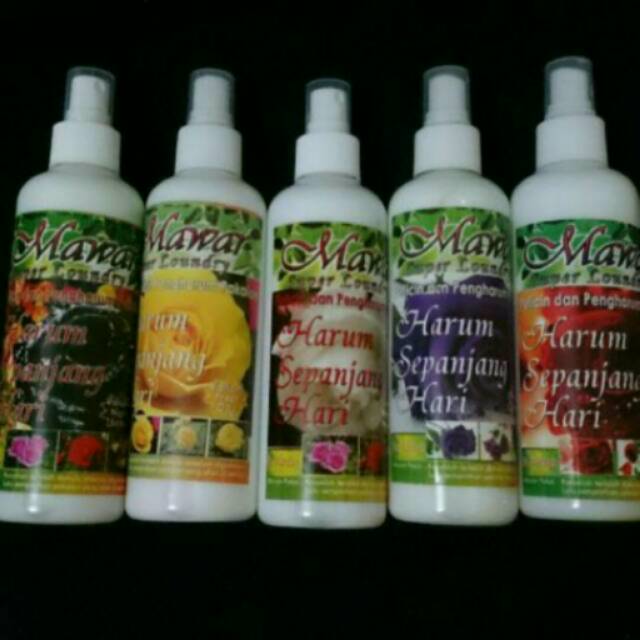 Jual Pengharum laundry mawar spray pewangi pengharum pelicin pakaian ...