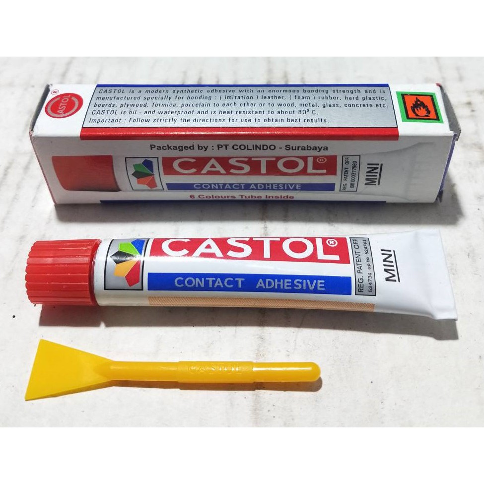 Jual LEM KUNING CASTOL MINI 14 CC | Shopee Indonesia