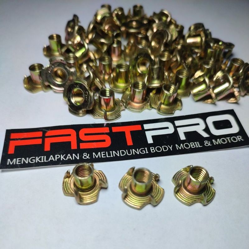 Jual Tee Nut M6 / Mur Cakar M6 / Mur Tanam Kayu / T Nut / Mur Furniture ... Jual Tee Nut M6 / Mur Cakar M6 / Mur Tanam Kayu / T Nut / Mur Furniture ...