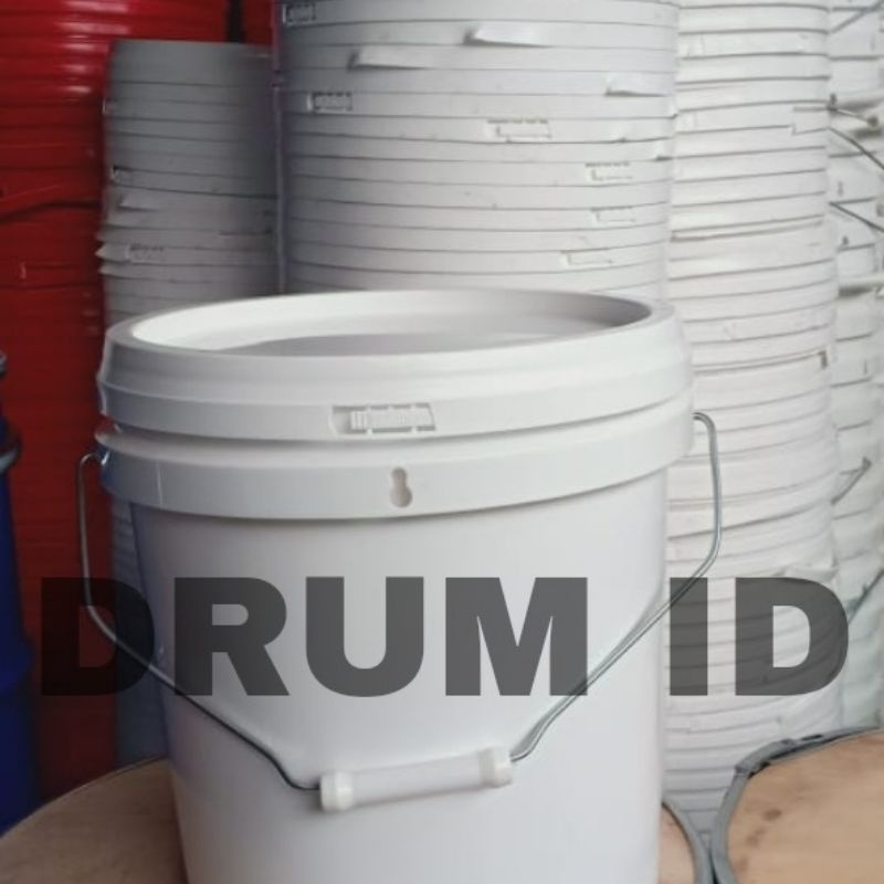 Jual Ember plastik/Ember pail/Ember bersih 10 liter/10 kg tutup segel lengkap dengan tutup dan ...