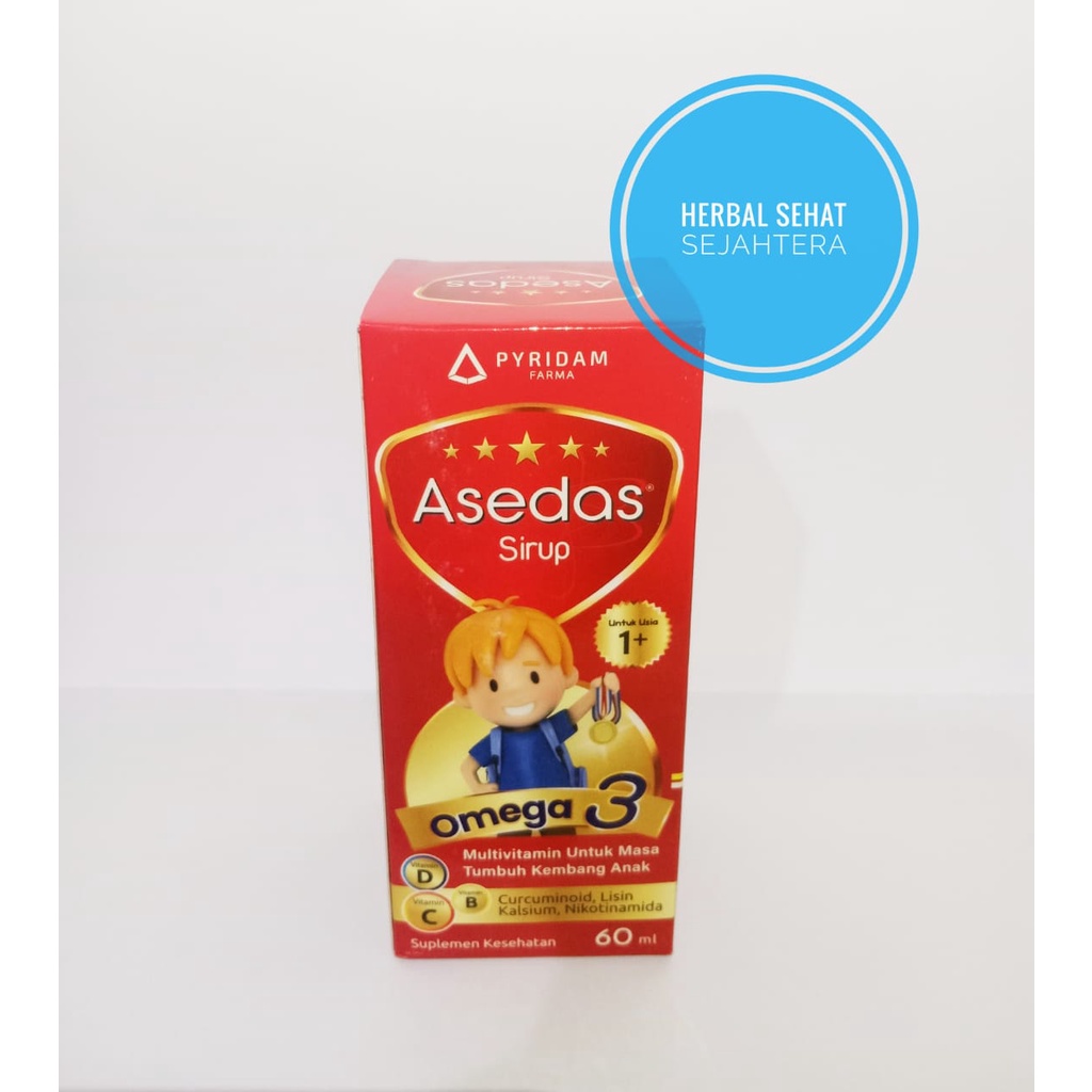 Jual ASEDAS SIRUP Asedas Sirup isi 60ML- Vitamin dan Suplemen - Pyridam ...