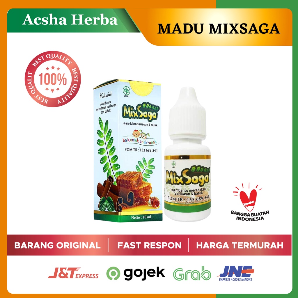 Jual Mix Saga Madu Tetes Daun Saga Green Zine Membantu Meredakan ...