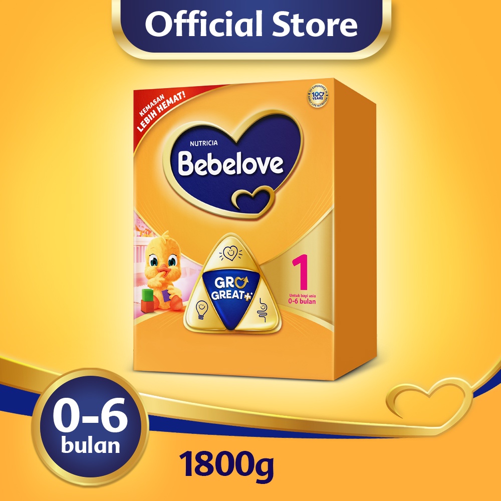 Jual Bebelove 1 Formula Bayi Bubuk 1800 gr Indonesia|Shopee Indonesia