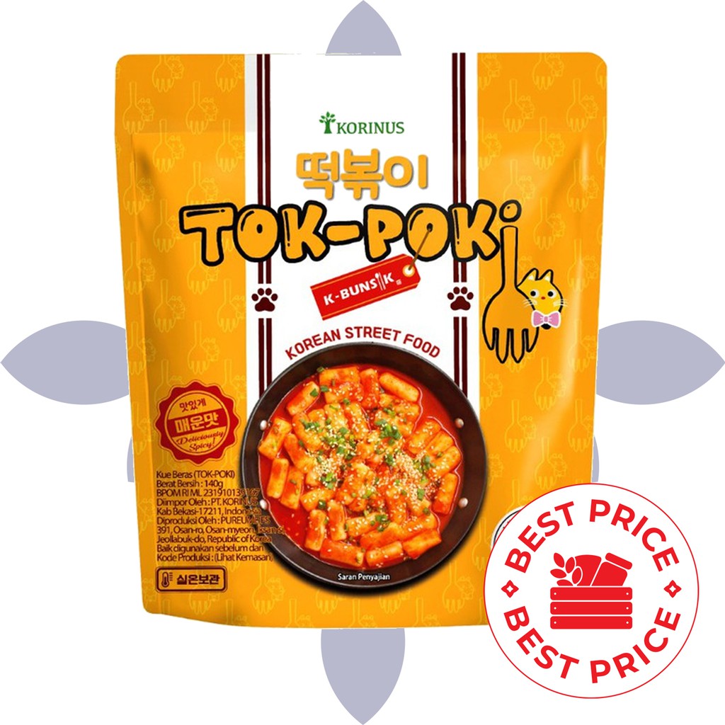 Jual KORINUS - TOKPOKI INSTAN PEDAS / TTEOKBOKKI / TOPPOKI / TOK-POKI ...