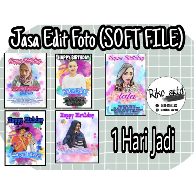 Jual EDIT FOTO WISUDA/ULTAH (SOFT FILE) | Shopee Indonesia