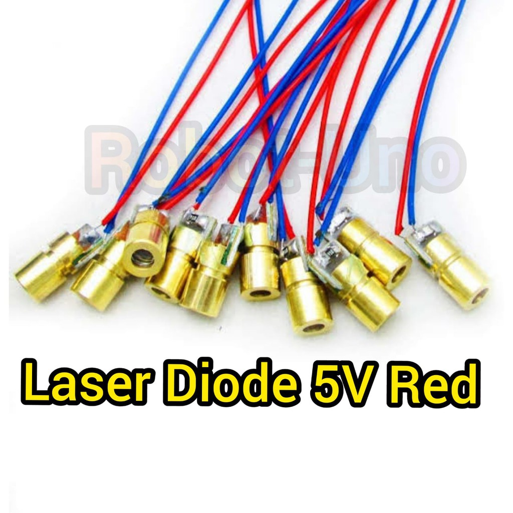 Jual Laser Dot diode Module Warna Merah 650nm 6 mm 5V 150mW Indonesia ...