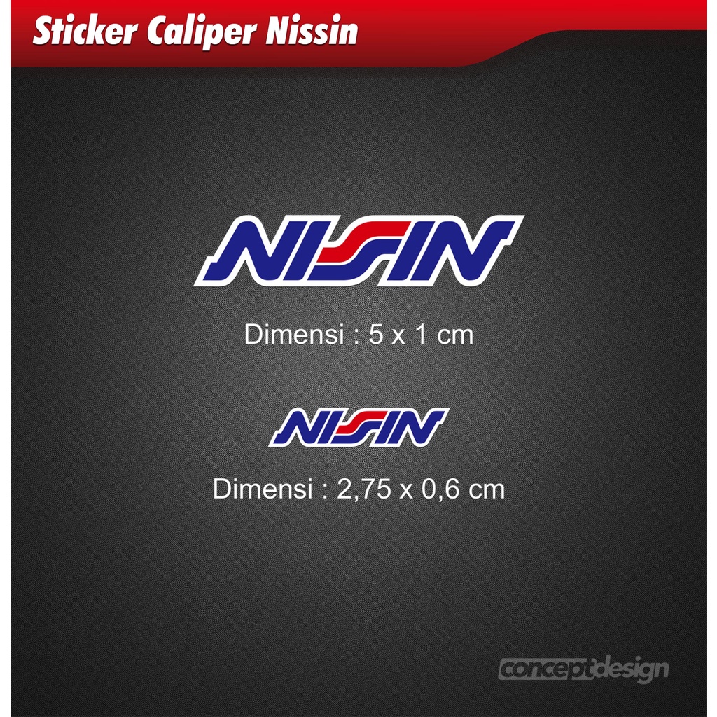 Jual Sticker Caliper Rem Nissin | Shopee Indonesia
