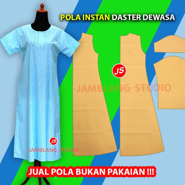 Jual Pola Instan Daster [ Pola Baju Jamblang Studio ] | Shopee Indonesia