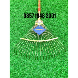 Sapu Taman Besi/Sapu Pantai/Sapu Pasir/Sapu Serok/Garu/Garu Gagang Kayu ...