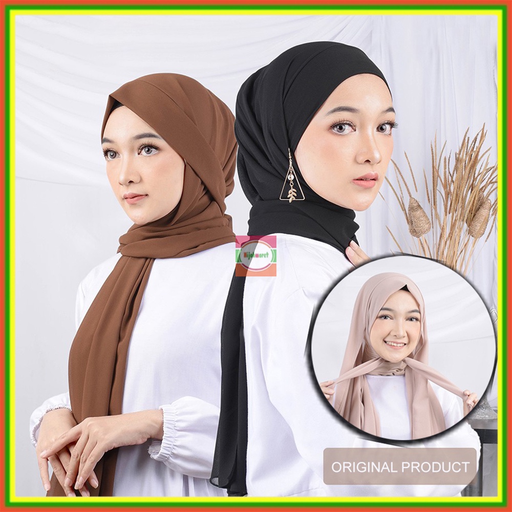 Jual Kerudung Pashmina Melayu Terbaru Model 4in1 Hijab Turban Style ...