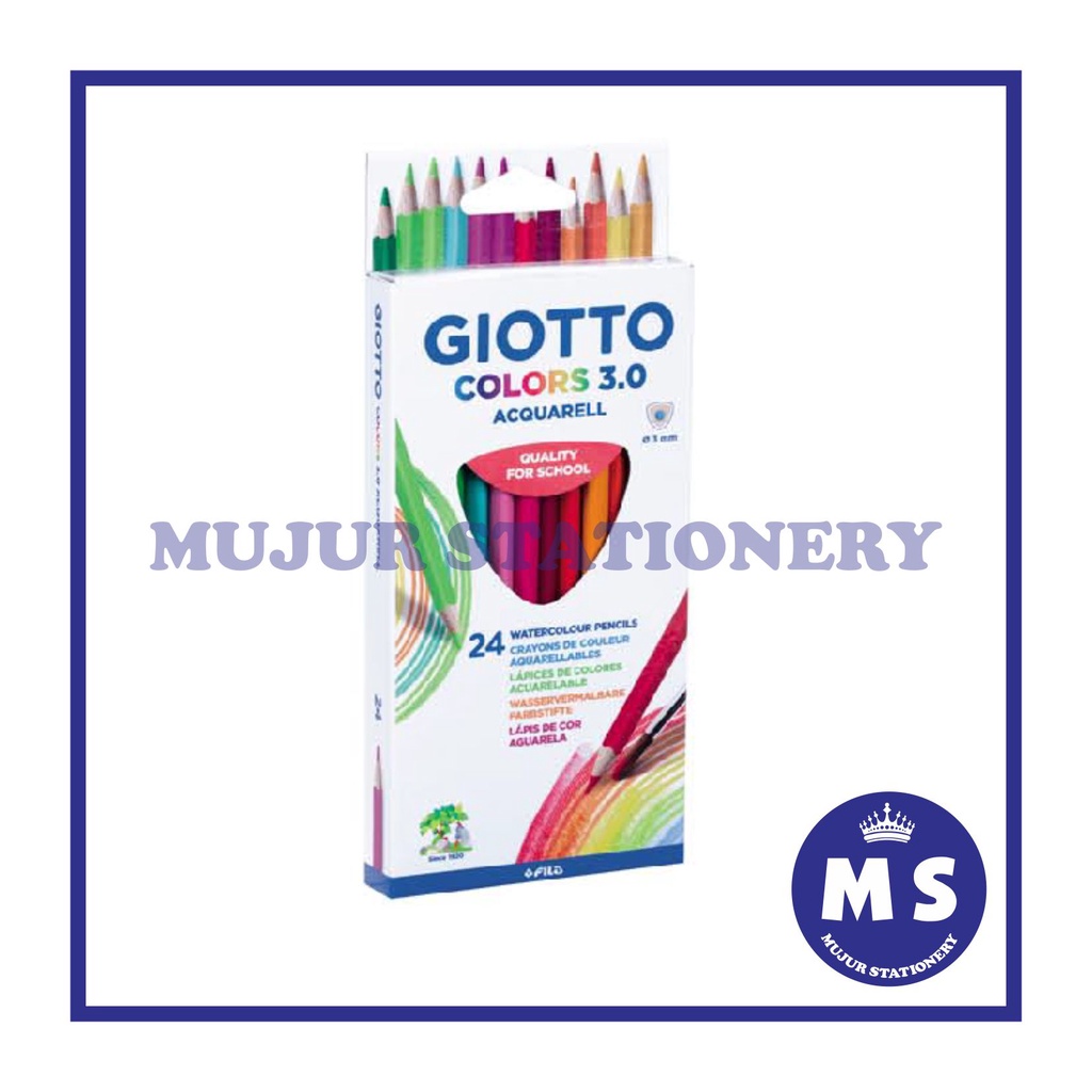 Jual GIOTTO COLORS 3.0 PENSIL WARNA 24 W | Shopee Indonesia