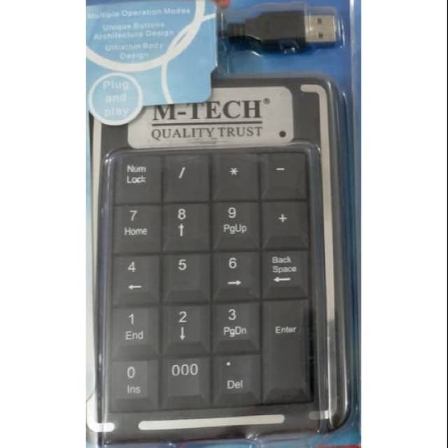 Jual Keyboard Numerik Mtech Numerik m-tech usb | Shopee Indonesia