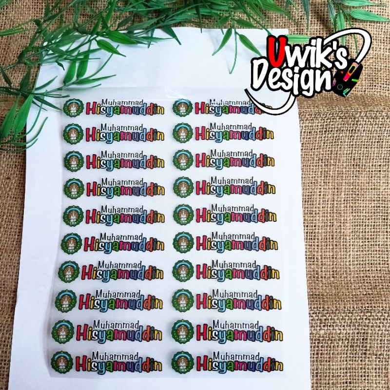 Jual Sticker Baju, Sticker Kain. (Di gunting, di strika, lalu di klupas ...