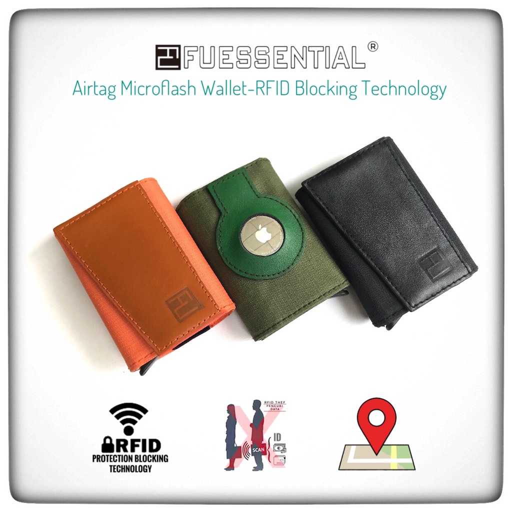 Jual Dompet Fuessential Tag Microflash Wallet RFID Blocking Technology ...