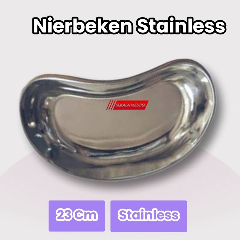Jual Nierbeken Bengkok Stainless SS 23 Cm | Shopee Indonesia