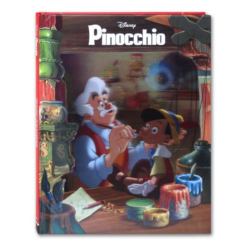 Jual Bayi Loecoe Buku Disney Pinocchio Story Book animated lenticular ...