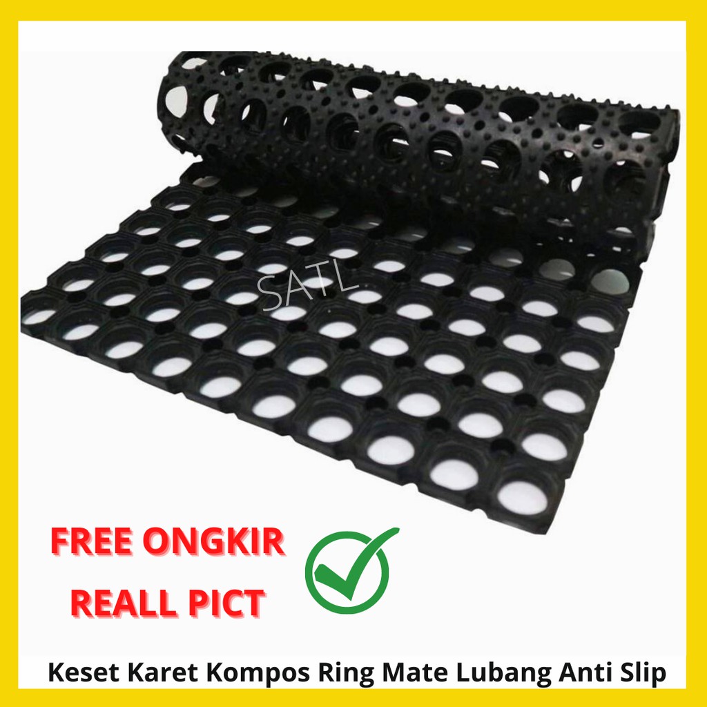 Jual Keset Karpet Anti Slip / Keset Karet Lubang / Karet Kompos Ring ...