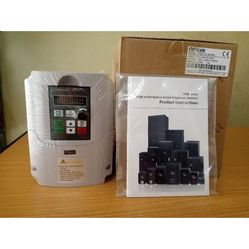 Jual Inverter 5.5KW / 7,5Hp , input 220V 1 phase dan output 380V 3 phase | Shopee Indonesia