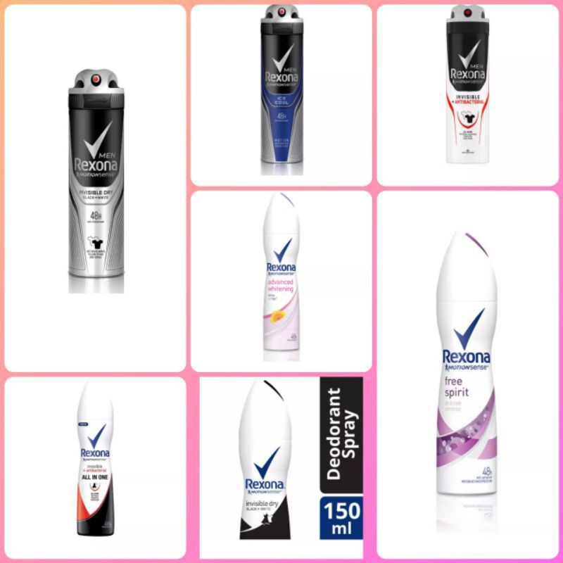 Jual REXONA anti perspirant deodorant spray 150 ml/200ml | Shopee Indonesia