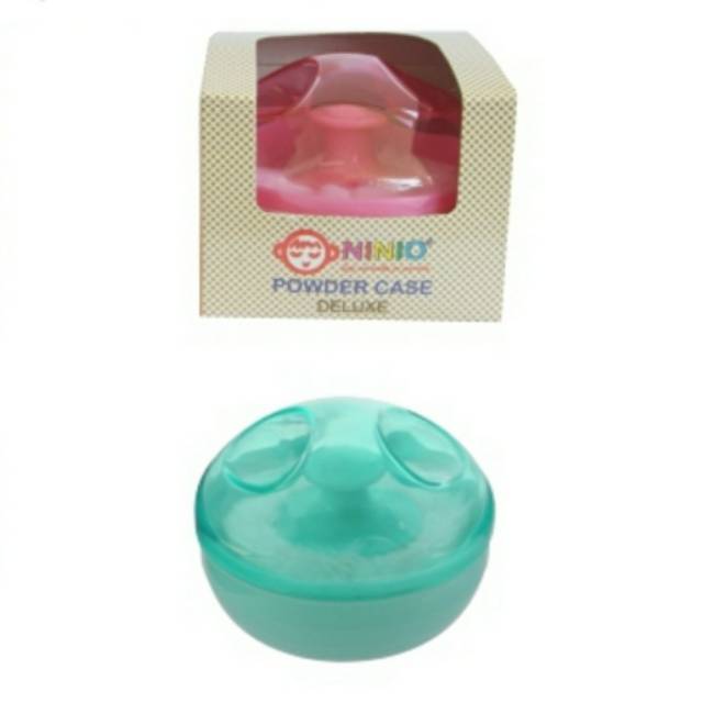 Jual Ninio Powder Case Deluxe Tempat Bedak Bayi dengan Puff | Shopee ...