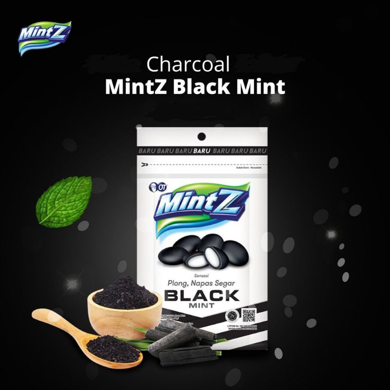 Jual Permen Mintz Black 40 gram/Sachet || Permen mint | Shopee Indonesia