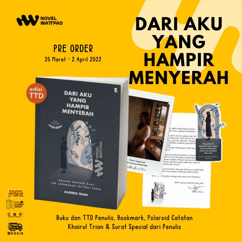 Jual DARI AKU YANG HAMPIR MENYERAH - KHOIRUL TRIAN Indonesia|Shopee Indonesia