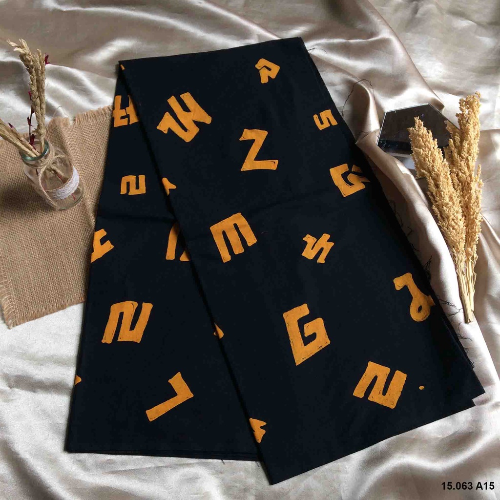 Jual batik tulis asli madura -karakter -aksara sunda -koleksi batik ...