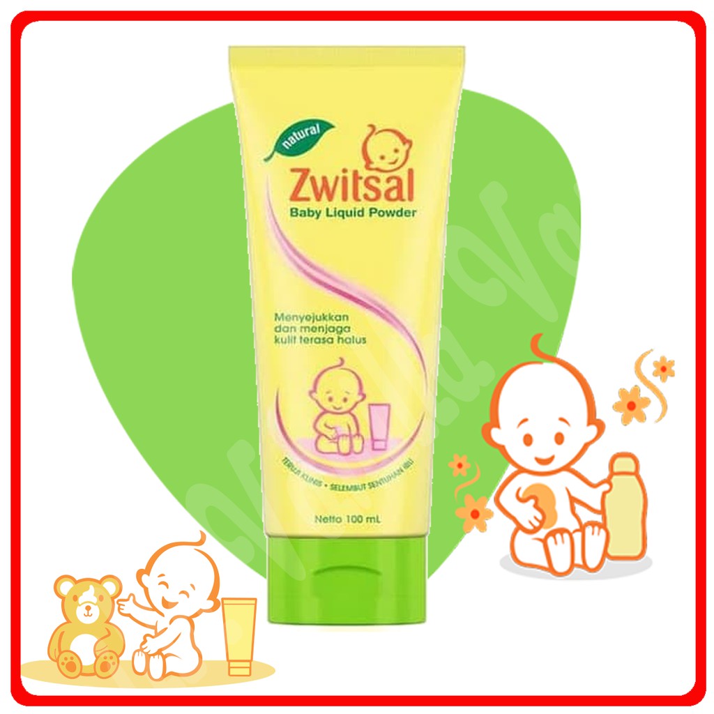 Bedak Cair Bayi Sensitif Zwitsal Baby Liquid Powder 100ml Jetpack ...