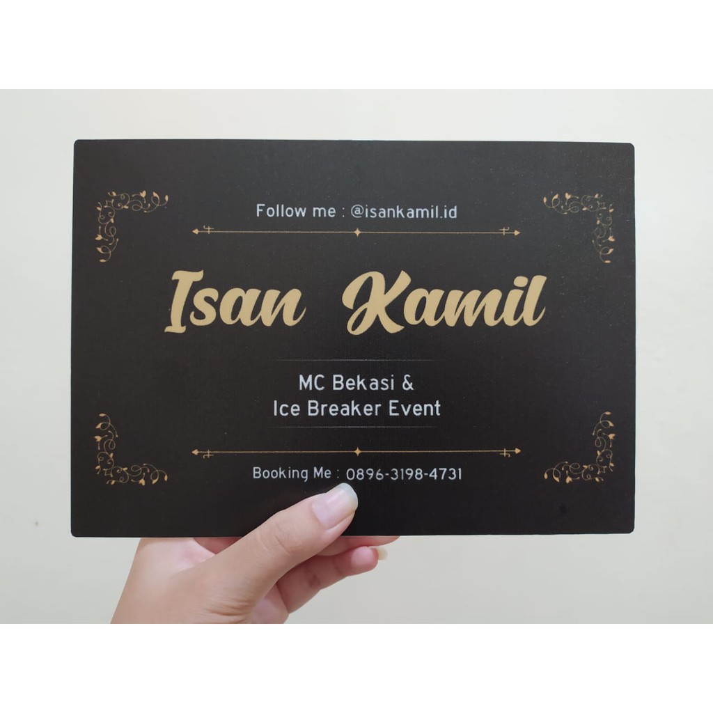 Ukuran Cue Card