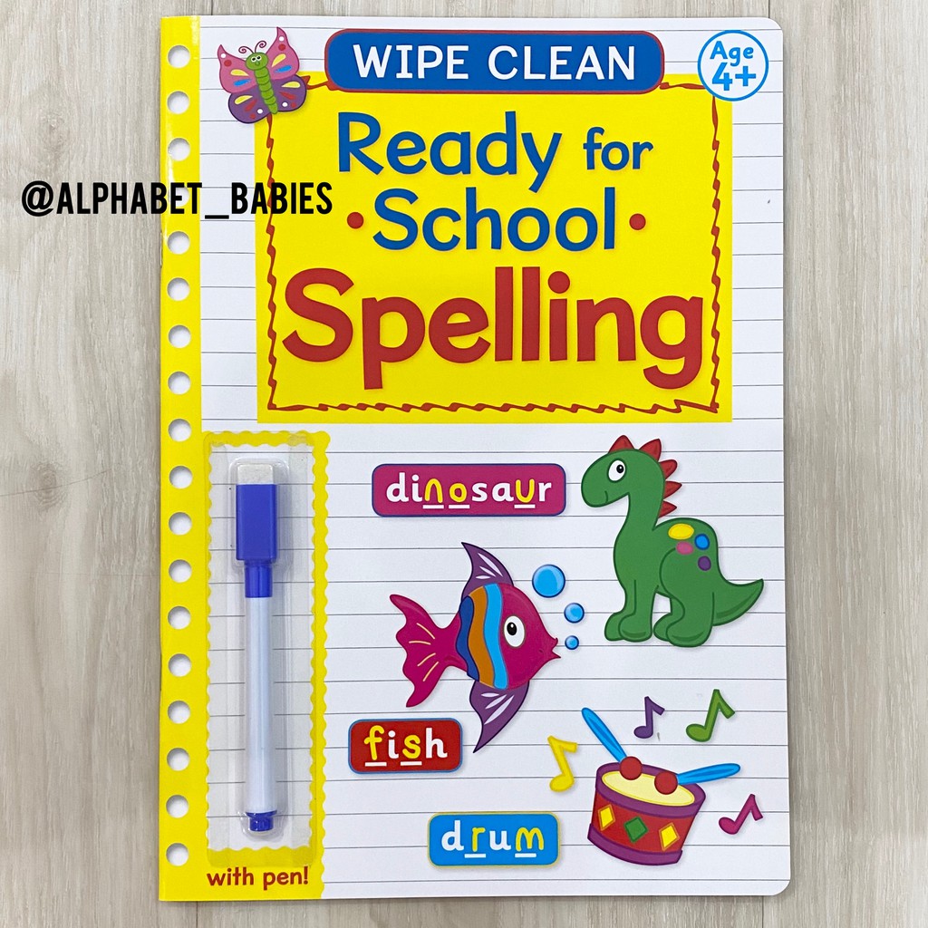 Jual Ready for School Wipe Clean with Pen : Spelling | Shopee Indonesia